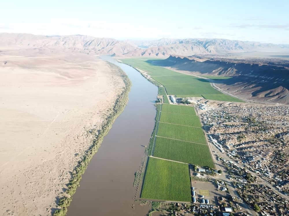 Oranjerivier weer in vloed - Tourismus Namibia